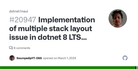 Implementation Of Multiple Stack Layout Issue In Dotnet 8 Lts Maui · Issue 20947 · Dotnetmaui