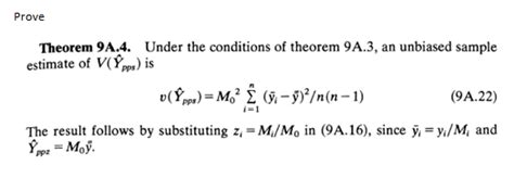 solved prove theorem 9a 4 under the conditions of theorem