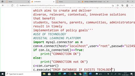 Ndear Digital Learning Project Python Mysql Connectivity Youtube