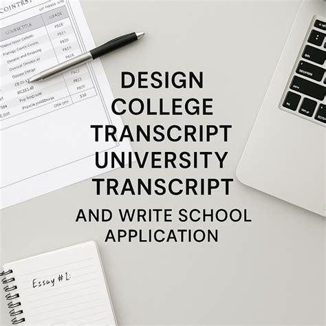 Design College Transcript University Transcript And School Application Writing By Drtaniapatel