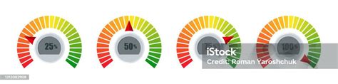 게이지 위험 수준 게이지 레벨 표시기 성능 측정 벡터 일러스트레이션 개체 그룹에 대한 스톡 벡터 아트 및 기타 이미지 개체 그룹 계기판 차량 부분 계기판 측정기