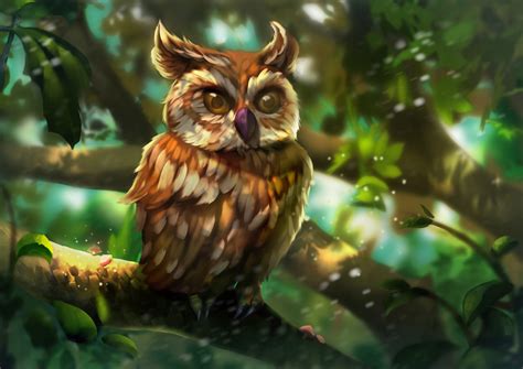 Owl Art Images At Ashley Smalley Blog