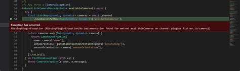 Camera Error · Issue 6 · Rushio Consultingfluttercameramlvision · Github