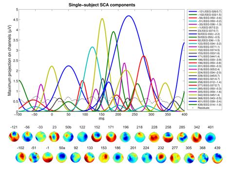 An Example Of A Single Subject Waveform Decomposed Into Sca Components