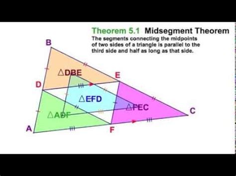 5 1 Midsegment Theorem Textbook Exercises YouTube