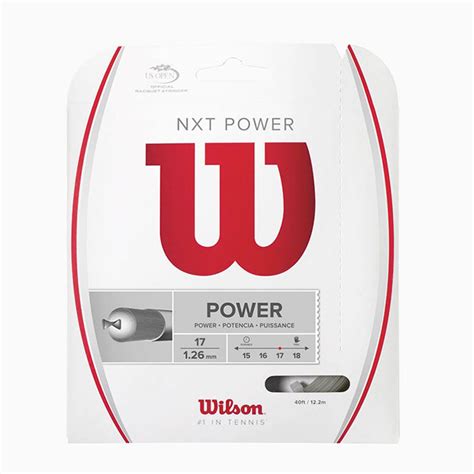 Wilson Nxt Power 17 1 26 Tennis String Natural Racquetguys Ca