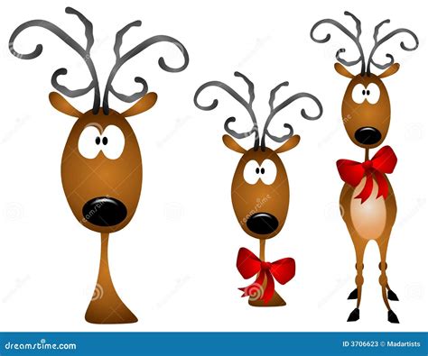 Cartoon Reindeer Clip Art Stock Illustration Illustration Of Charicature 3706623