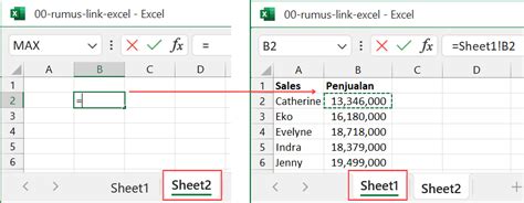 2 Cara Membuat Rumus Link Di Excel Excelandor