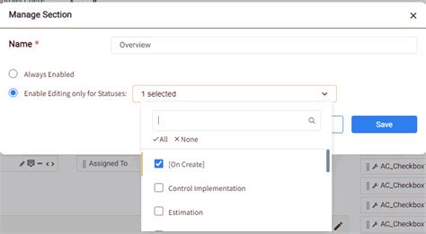 Sections Control Orcanos Helpcenter