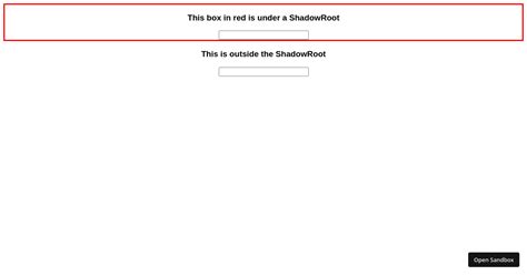 React Datepicker Shadowroot Click Issue Codesandbox