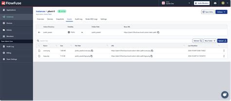 Static Asset Service • Flowfuse Docs
