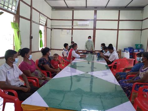 ပေါက်တောမြို့နယ်အတွင်းရှိ မိုးသက်လေပြင်းတိုက်ခတ်မှုကြောင့် လေဘေးသင့်ပြည်သူများအား ထောက်ပံ့