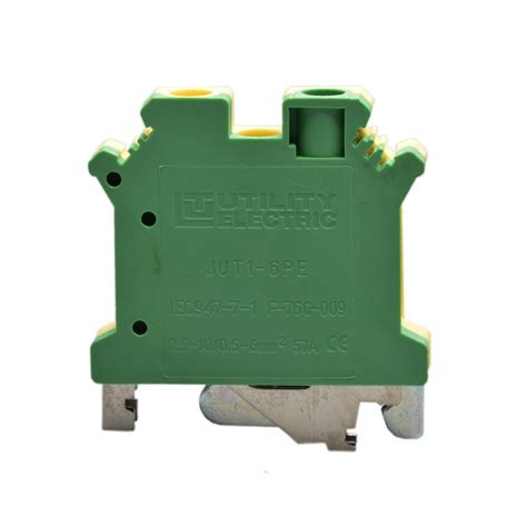 Insulated Material Grounding Din Rail Terminal Block China Insulated