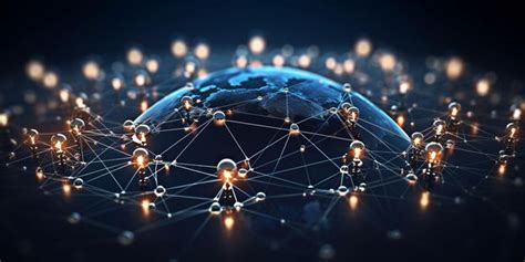 Premium Ai Image Social Network Connection Concept Generative Ai