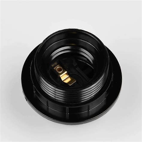 Black E27 Screw Socket E27 Lamp Socket Plastic Ring E27 Bulb Socket E27 Bulb Socket Holder