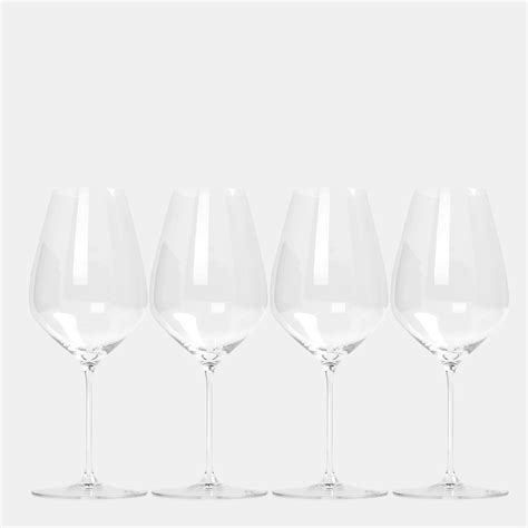 Tiffany Syrah Wine Glasses Unisex Clear Flannels
