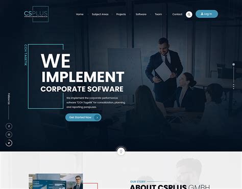 Software Company Web Design Behance