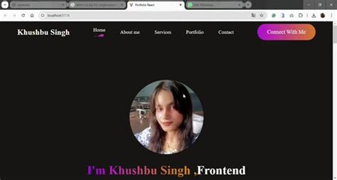 Khushbu Singh On Linkedin Reactjs Webdevelopment Frontenddevelopment Portfolio