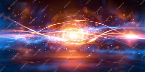 Image Illustrating Magnetic Field Lines Guiding Orbital Paths Through