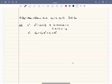 Solved Texts Let An Be A Sequence That Satisfies The Recurrence