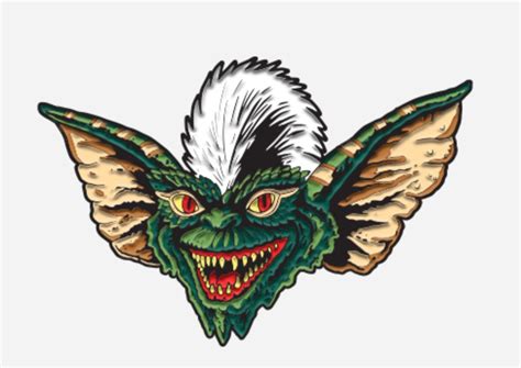 Gremlins Stripe Head Enamel Pin Etsy