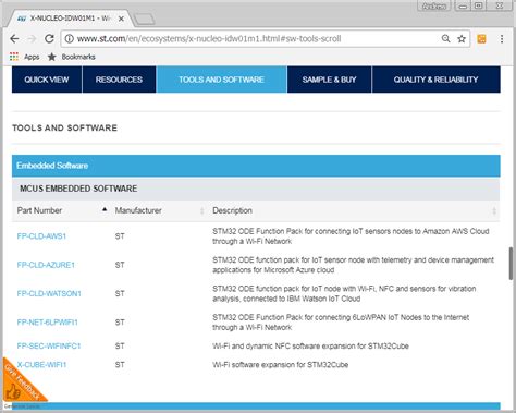 Stm32f446re Nucleo And Idw01m1 Stmicroelectronics Community