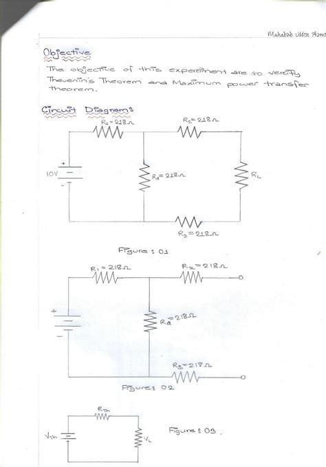 Solution Verification Of Thevenin S Theorem Maximum Power Transfer