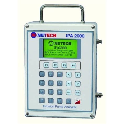 Ipa 2000 Infusion Pump Analyzer Precision Testing By Netech