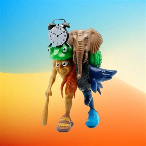 Italian Brainrot Action Figures Set Tralalero Tralala Meme Shark Figures Funny Tung Tung Tung