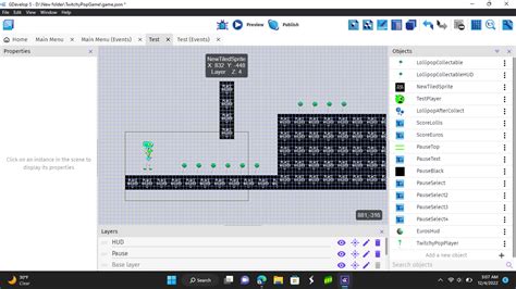 Solved How Do I Make A Character Play A Balancing Animation How Do I Gdevelop Forum