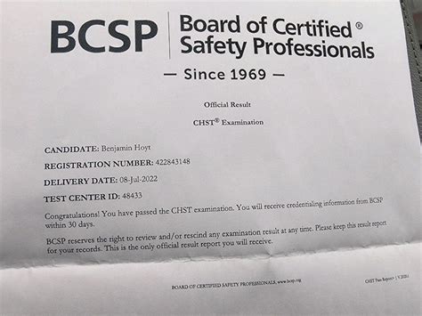 Benjamin Hoyt Chst On Linkedin Acquired This Certification Today