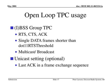 Tiered Transmit Power Control 01 215r1 Ppt Download