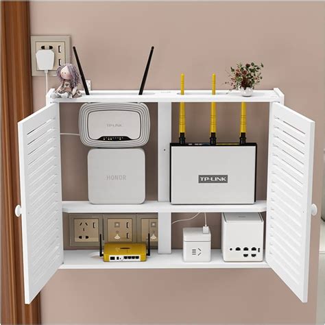 Router Cabinet Wifi Router Stand Wifi Router Shelf Set Top Box Storage