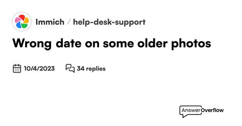 Wrong Date On Some Older Photos Immich