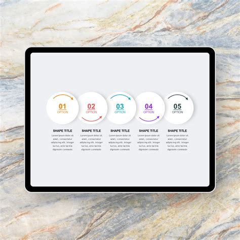 Horizontal Circle Progress PowerPoint Templates PowerPoint Free