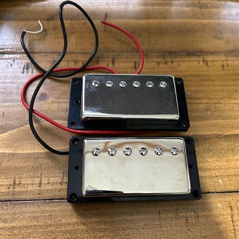 Epiphone Humbucker Pickups 57chg Chrome Fits Dot Or Les Reverb