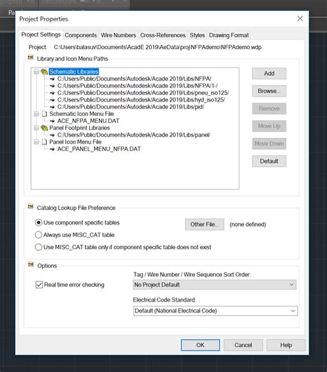 unable to find drawing wd m dwg while working in autocad electrical
