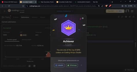nitesh kushwaha on linkedin codingninjas datastructures algorithms
