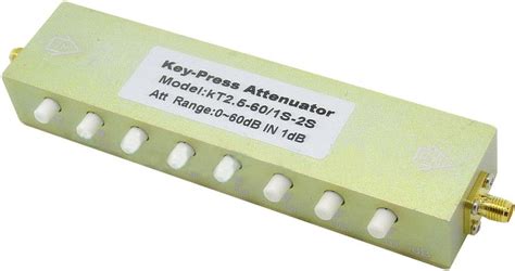 Other Business Industrial 0 60DB Rf Coaxial Adjustable Step 1Db Attenuator 2W DC 2 5GHZ N