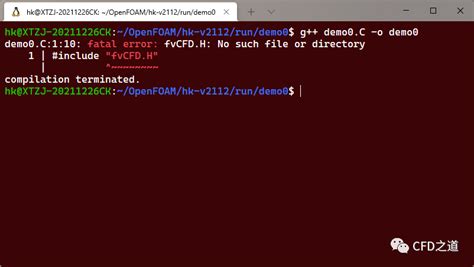 OpenFOAM编程系列 B 开端