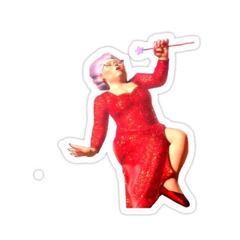 Fairy Godmother From Shrek Sticker For Sale By Daisy Collins