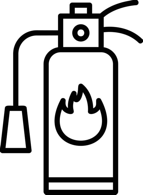 Fire Extinguisher Line Icon 14697413 Vector Art At Vecteezy