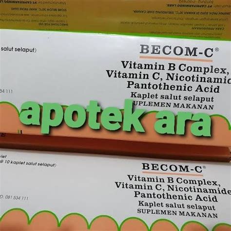 Jual Become C Multivitamin Box 100 Kaplet Lc Shopee Indonesia
