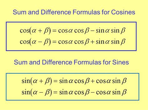 Sum And Difference Formulas With Proofs And Examples 58 Off