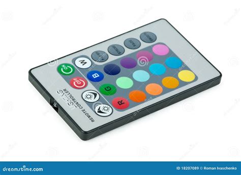 Remote Controller For RGB LED Lamp Stock Image Image Of Compact Device 18207089