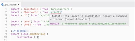 issue with importing observable from rxjs rx import blacklisted · issue 20349 · angular