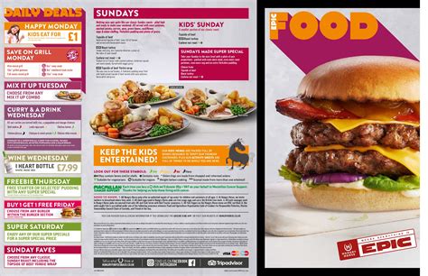 Wetherspoons The Observatory Ilkestons Full Menu Online