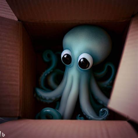 Squidward Inside Of The Cardboard Box Bing Sdxl Clipdrop R Weirddalle