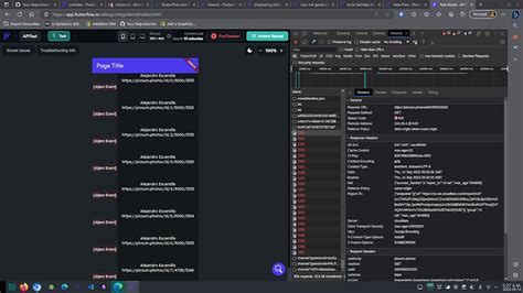 Basic Listview With Api From Docs Shows Object Event On Images