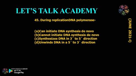 Understanding Dna Polymerase Key Functions In Dna Replication Csir Net Life Science Coaching